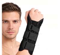 China Long Adjustable 3 Straps Neoprene Steel Plate Wrist Brace For Carpal Tunnel Injury Support for sale