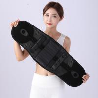 China Dual Pull Cable Lumbar Support Belt | Reinforced Steel Plate Back Brace For Lower Back Pain for sale