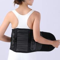China Dual Pull Cable Lumbar Support Belt | Reinforced Steel Plate Back Brace For Lower Back Pain for sale