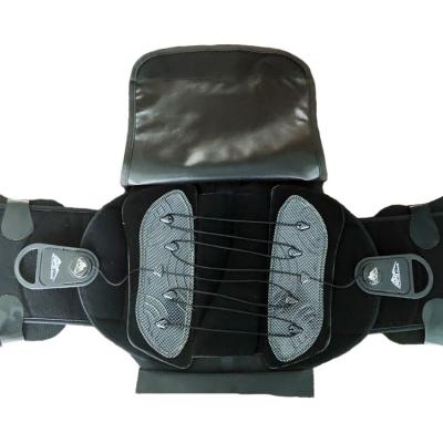 China Dual Pull System Lumbar Support Belt | Ergonomic Back Brace With Padded Lumbar Cushion for sale