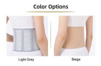 China Bamboo Charcoal Lumbar Belt With 4 Bionic Strips Self Heating Waist Support Brace for sale