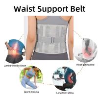 China Medical Lumbar Waist Support Belt With 6 Bionic Support Strips for sale
