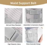 China Medical Lumbar Waist Support Belt With 6 Bionic Support Strips for sale