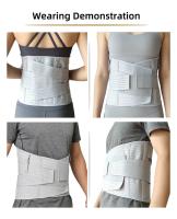 China Orthopedic Waist Support Belt With 4 Bionic Support Strips for sale