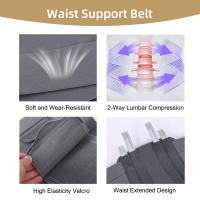 China Adjustable 4 Support Strips Lumbar Waist Support Belt For Back Pain Relief for sale