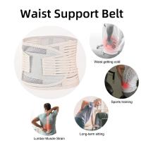 China Ultra Breathable Mesh Waist Support Belt Lumbar Brace For Back Pain Relief Men Women for sale