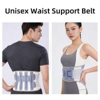 China Breathable Mesh Waist Support Belt With 4 Bionic Strips For T12-L5 Lumbar Pain Relief for sale
