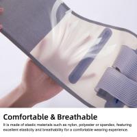 China Breathable Mesh Waist Support Belt With 4 Bionic Strips For T12-L5 Lumbar Pain Relief for sale