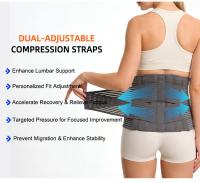 China 7 Bionic Support Stays Lumbar Support Belt 360 Wrap Back Pain Brace for sale