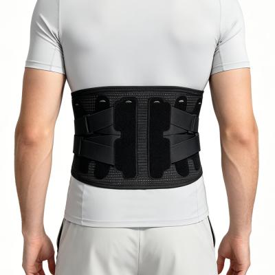 China Detachable Support Strips Lumbar Support Belt Men Lower Back Pain Brace for sale