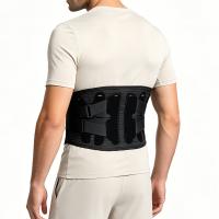 China Detachable Support Strips Lumbar Support Belt Men Lower Back Pain Brace for sale