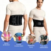 China Detachable Support Strips Lumbar Support Belt Men Lower Back Pain Brace for sale