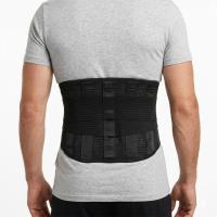 China Breathable Lumbar Support Belt With Metal Support Stays for sale