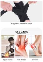China Hinged Ankle Fixation Brace, X‑Shape Compression Ankle Support Brace with Bilateral Stabilizer Shells, for Sprain, Sports Injury, Joint Pain & Post‑Injury Rehabilitation for Men Women for sale