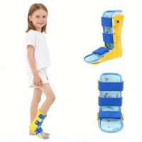 China Kids Ankle Fixation Brace, Pediatric Walking Boot with Resin Support Plate, Breathable Children Orthopedic Foot Immobilizer for Ankle Sprain, Fracture & Post‑Injury Rehabilitation for sale