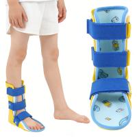 China Kids Ankle Fixation Brace, Pediatric Walking Boot with Resin Support Plate, Breathable Children Orthopedic Foot Immobilizer for Ankle Sprain, Fracture & Post‑Injury Rehabilitation for sale
