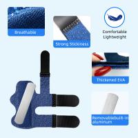 China Lightweight Finger Stabilizer Splint Adjustable Hook Loop Finger Support for sale