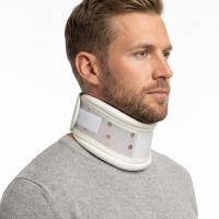 China Adjustable Rigid Cervical Collar Breathable Plastic Neck Brace Orthopedic Neck Support Stabilizer for Neck Pain and Cervical Recovery for sale