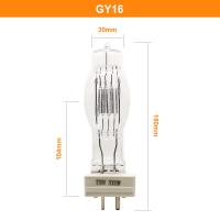 China GY16 3000W Quartz Halogen Lamp 3200k Marine Searchlight Bulbs With Radiator for sale