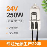 China 24V 250 Watt Quartz Bulb Halogen Projection Lamp Stage Lighting 50hrs GY6.35 Socket for sale