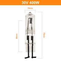 China 30V 400 Watt Quartz Halogen Bulb 2 Pin Lighting Indicator for sale
