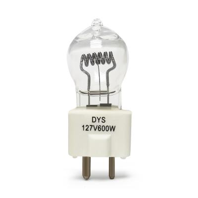 China Film Stage Light Halogen Bulb DYS 127V 600w Gy9 5 Bulb Tungsten Halogen Projector Lamp for sale