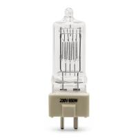 China 230V 650W GX9.5 Halogen Display Optic Lamp Stage Theatrical 3400K 300H 20000 Lumens for sale