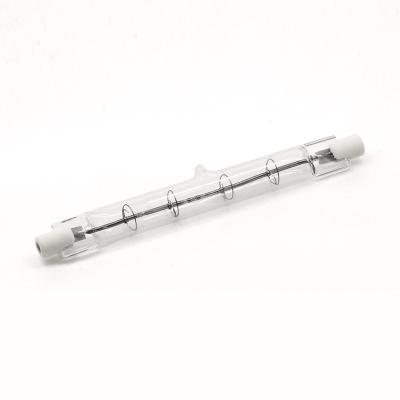 China 230V 800W R7s Bulb 118mm Dimmable Halogen Photo Optic Lamp Pole Burner Patio Red Heater for sale