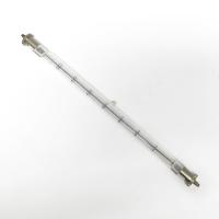 China 1250watt Quartz Infrared Heater Lamps Strand Lighting Mini Iris 3200k 215mm Element Heat Museum for sale