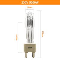 China 230V 5000W G38 Stage Quartz Lamp Bulb Studio Entertainment Wedding Bar for sale