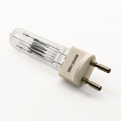 China 230v 2000 Watt Quartz Light Bulb G22 Lamp Base for sale