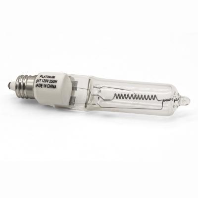 China 120v 250w E11 Halogen Bulbs 3000k Clear Mini Candelabra Base Lamps for sale