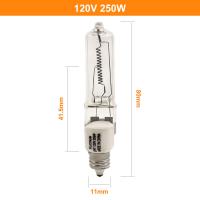 China 120V 250W Single End Halogen Bulb Jd E11 Mini Candelabra Instrument Lamp for sale