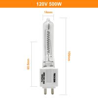 China 120V 500 Watt Quartz Halogen Bulb Led Replacement Instrument Lamp for sale
