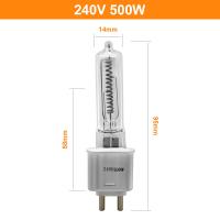 China T4 500w Quartz Lamp Lumens High G9.5 Halogen Infrared Heat Lamp 240v for sale