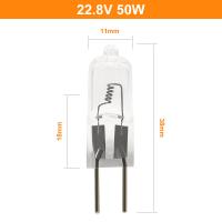 China 22.8V 50W Single Ended Halogen Lamp Axial Filament Operating Theatre Lamp for sale