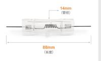 China 75V 400w Quartz Lamps Quartz Halogen Headlights Mirror Filaments On Both Sides for sale