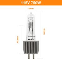 China 115v 750w G9.5 Stage Light Halogen Bulb 104mm Soft Spot Zoom Light for sale