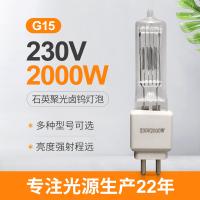 China 2000w Bi Pin Halogen Bulb 230v 50000 Lumen G15 for sale