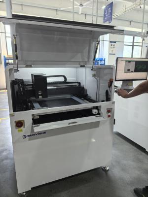 China Sunvishe Automatic Stencil Inspection Machine System SV-E500 AOI Vision Inspection for 736*736mm stencil inspection for sale