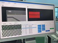 China AI Automatic AOI Machine Silk Screen Mesh Stencil Inspection Machine for 736*736mm Metal Mesh testing for sale
