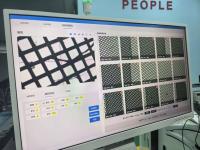 China AI Automatic AOI Machine Silk Screen Mesh Stencil Inspection Machine for 736*736mm Metal Mesh testing for sale