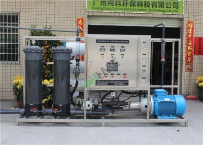 China Sea Water Or Salt Water To Drinking Water Machine With PLC Control And Cnp Pump for sale