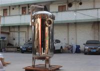 China Stainless Steel Bag Filter Housing 0.1--0.4Mpa Juice Factory Water Treatment for sale