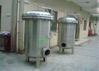 China Stainless Steel Bag Filter Vessel Tank With SS304 / SS316 Material For Filtration System for sale