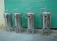 China High Pressure Water Filter Housing , Single Bag Stainless Steel Filter Housing for sale