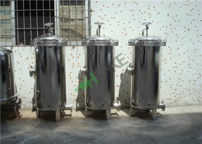 China SS304 SS316 Stainless Steel Cartridge Filter Housing For RO Water System for sale