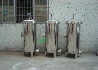 China 304 316L Stainless Steel Cartridge Filter Housing With 10'' 20'' 30'' 40'' Length for sale
