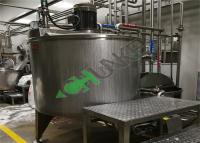 China Dairy Milk Oil RO Water Storage Tank Stainless Steel with Mixer Agitator for sale