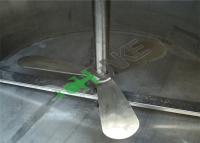 China Dairy Milk Oil RO Water Storage Tank Stainless Steel with Mixer Agitator for sale